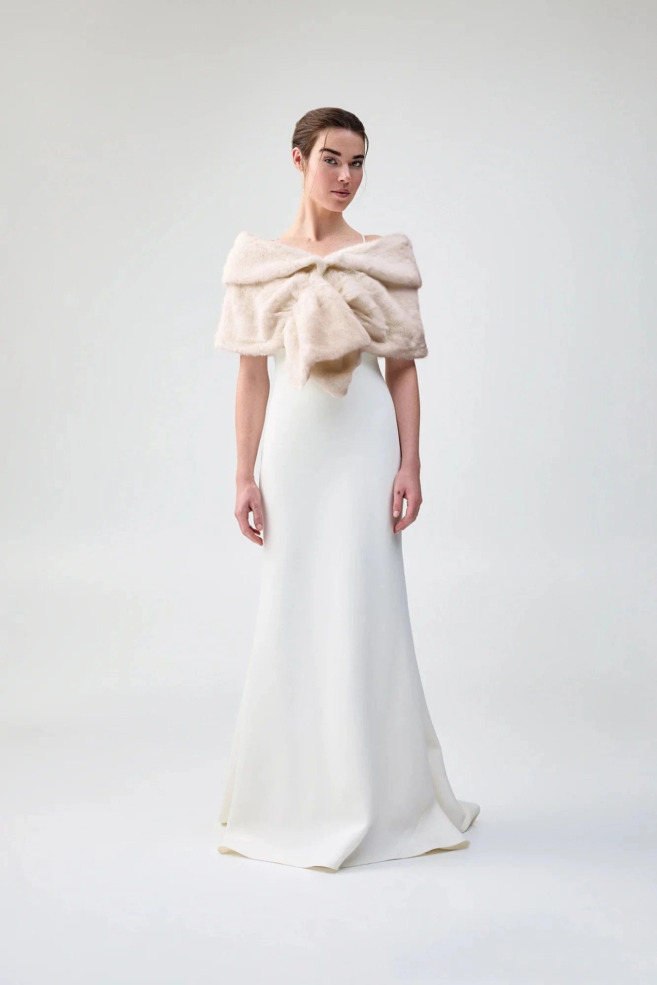 Unreal Fur Champagne Wrap - Nude – Pinkhill