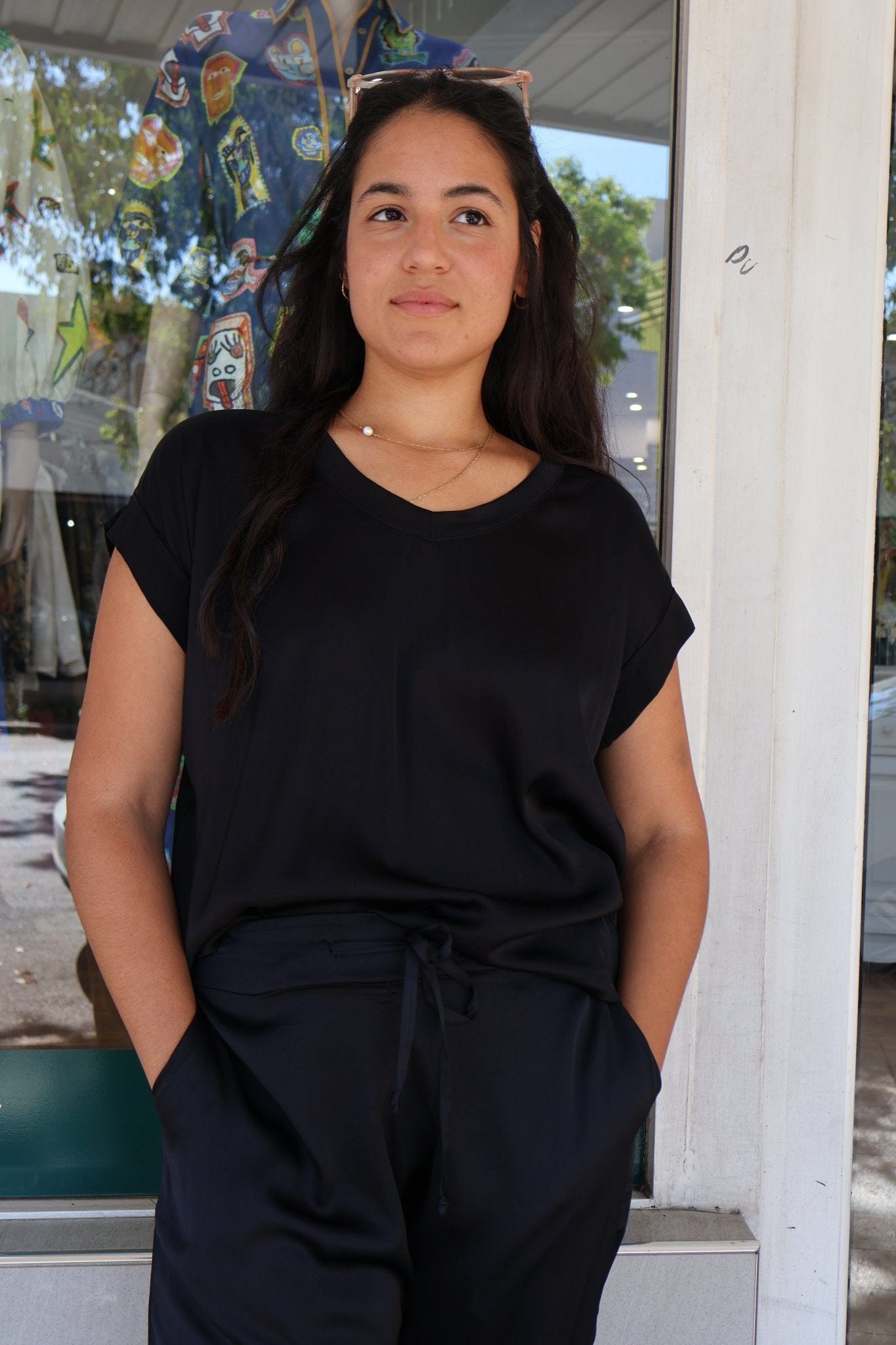 Adine & Co Gaia Top - Black | Pinkhill Darwin