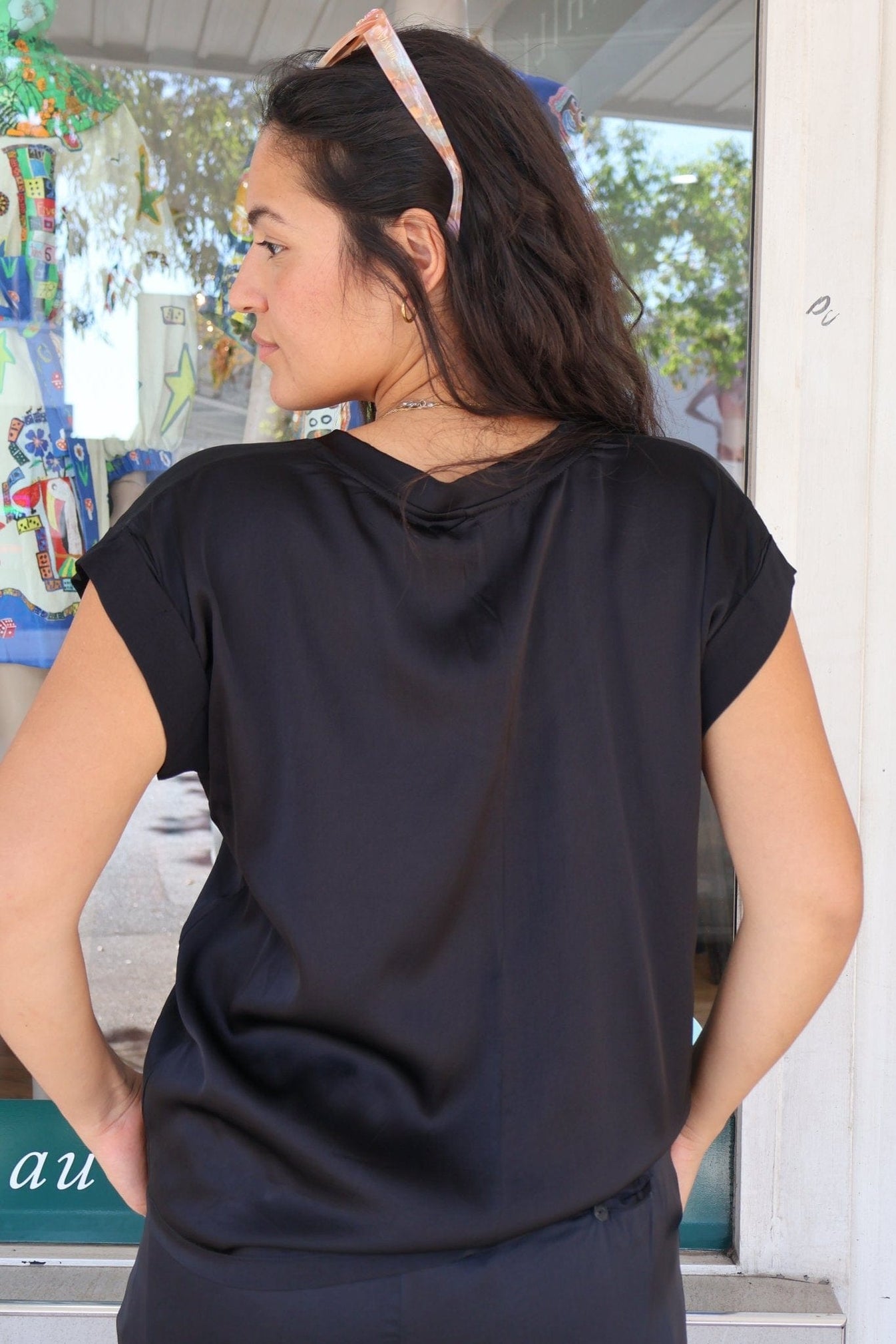 Adine & Co Gaia Top - Black | Pinkhill Darwin
