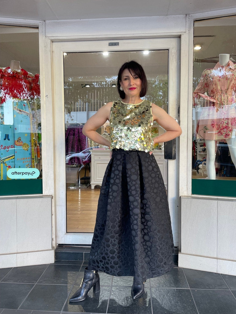 Lunatica Milano Pleated Skirt Black | Pinkhill Darwin