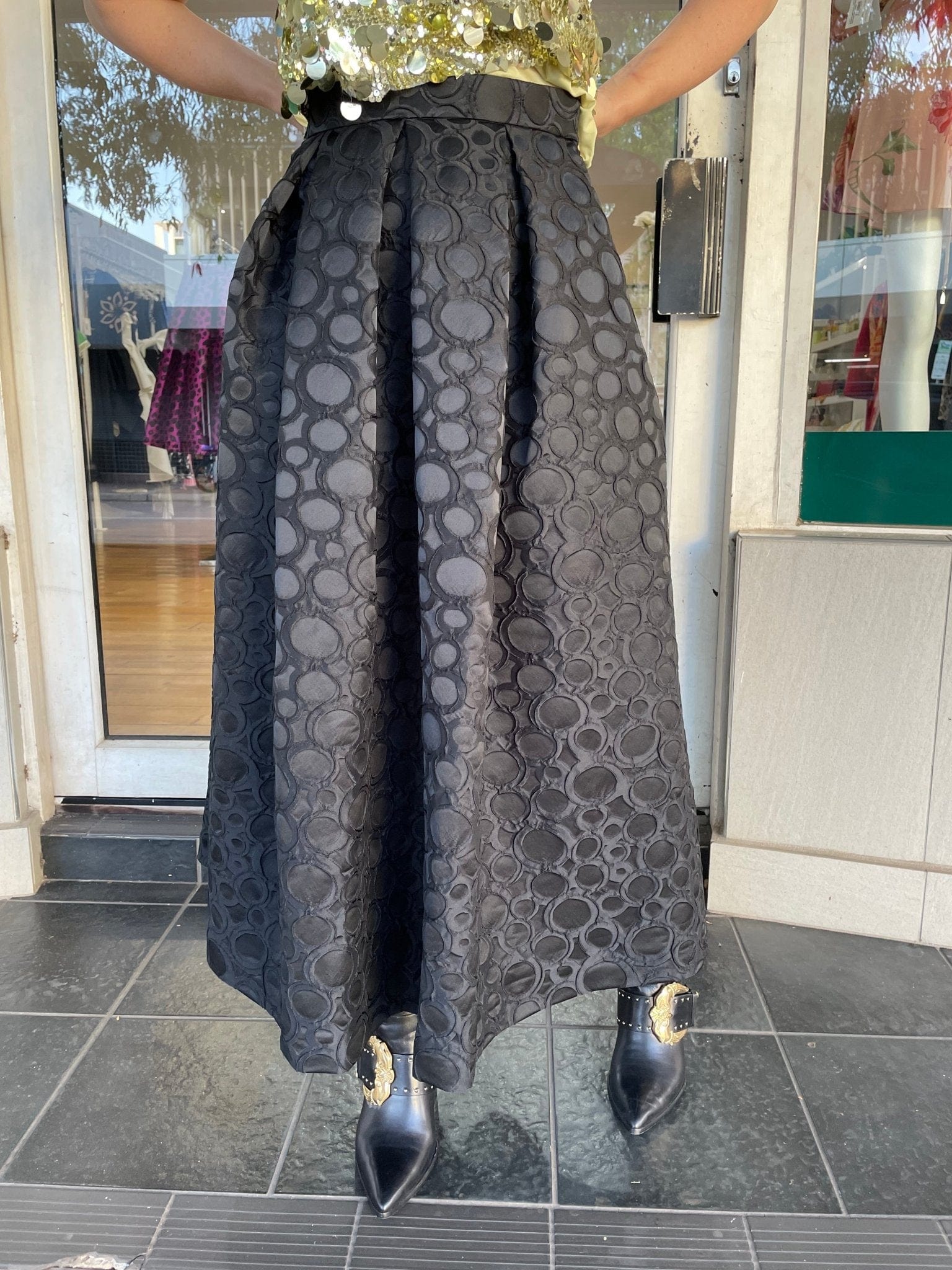 Lunatica Milano Pleated Skirt Black | Pinkhill Darwin