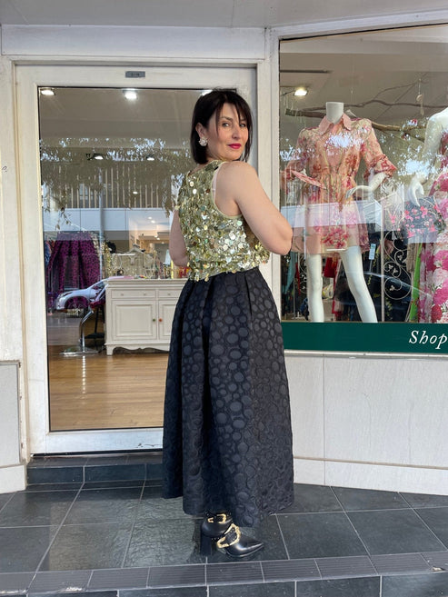 Lunatica Milano Pleated Skirt Black | Pinkhill Darwin